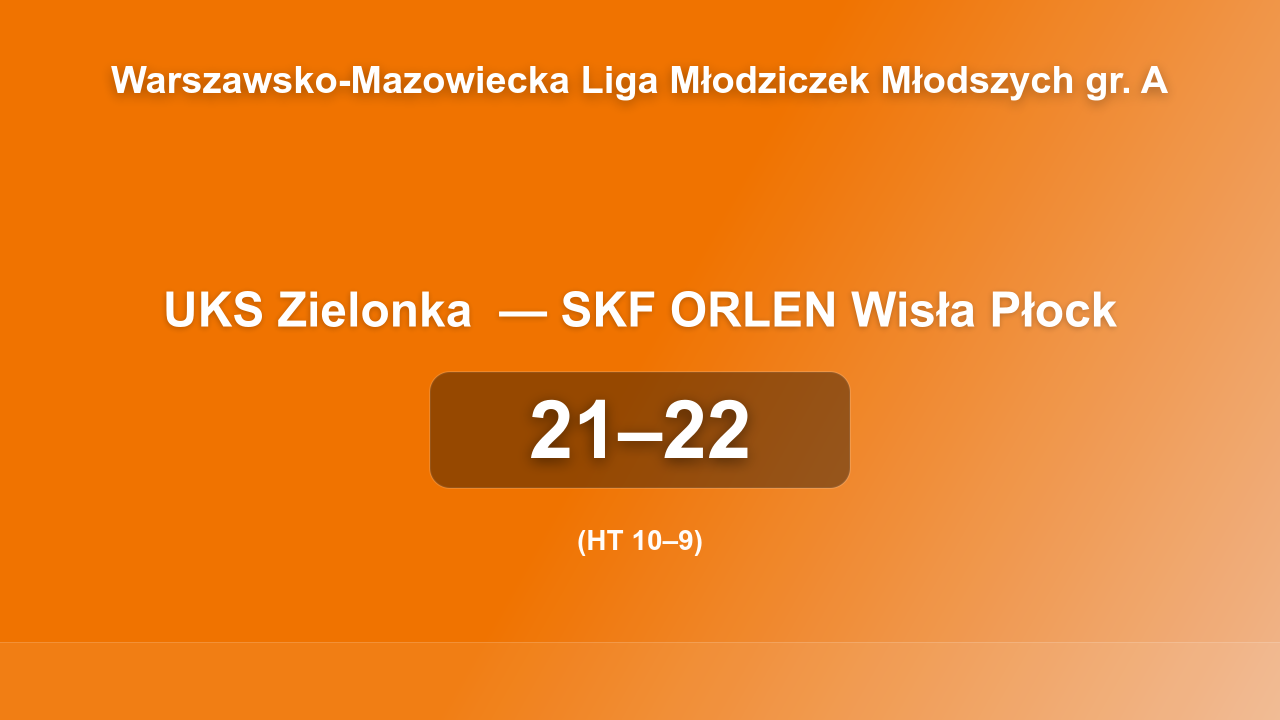 Warszawsko-Mazowiecka Liga Młodziczek Młodszych gr. A kobiet: UKS ...